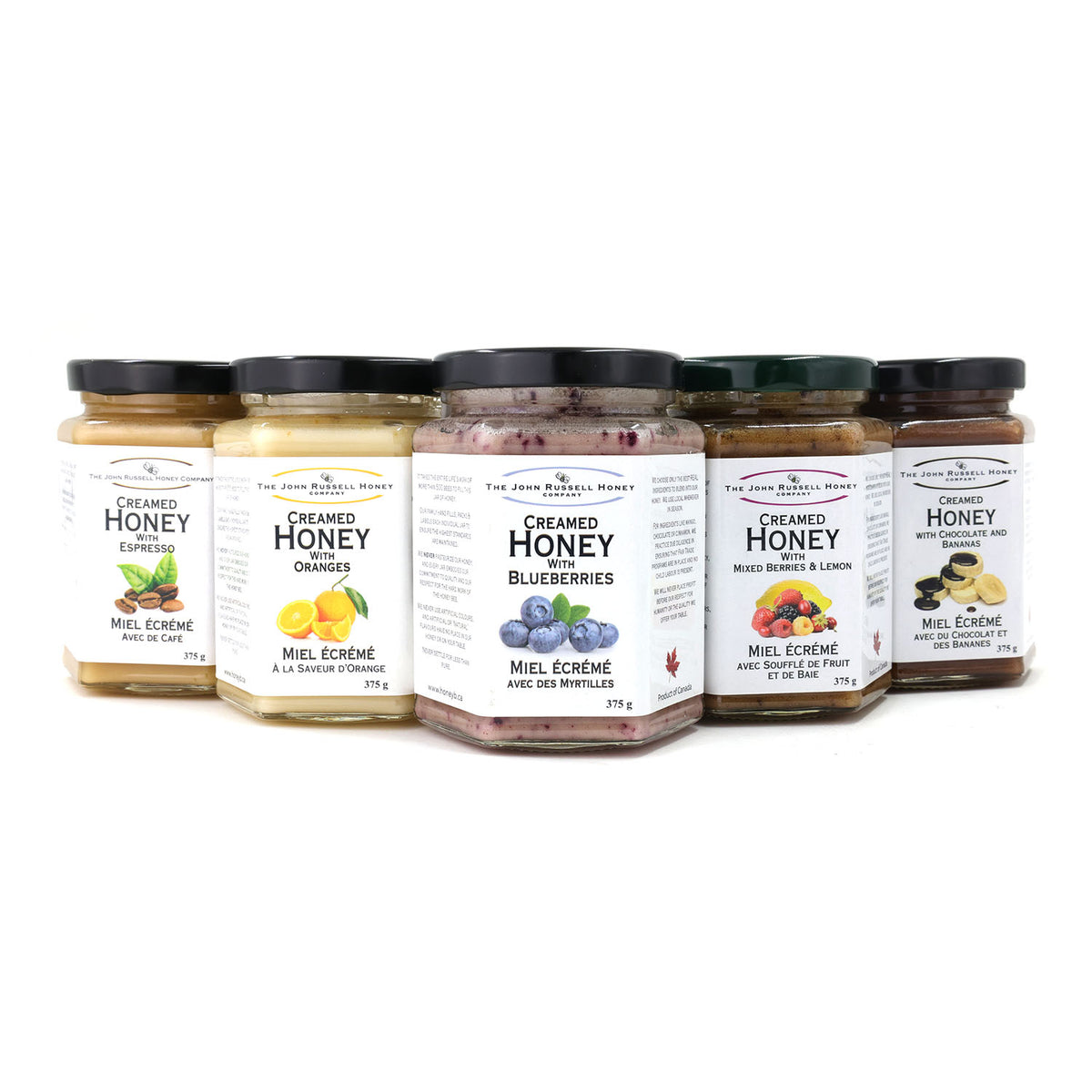 Pure Creamed Honey Flavours | John Russell Honey Company | The Bee Works – Beeworks.com