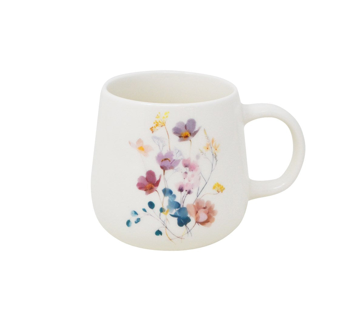 The Bee Works | Rounded Floral Mug – Beeworks.com