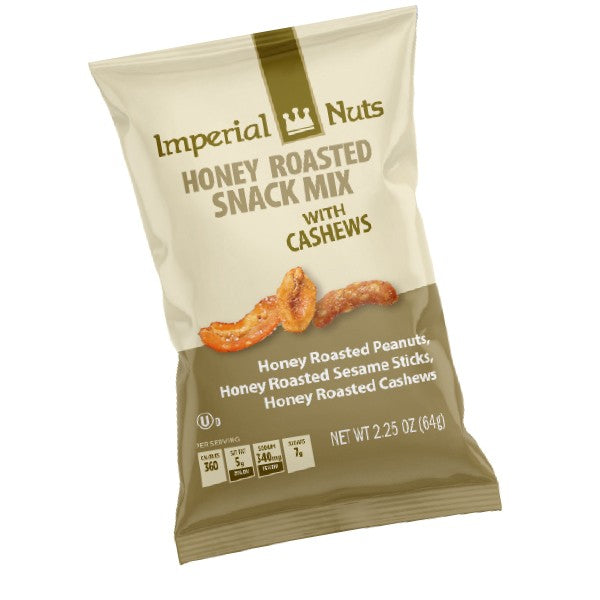 Imperial Nuts | Honey Roasted Cashew Snack Mix – Beeworks.com