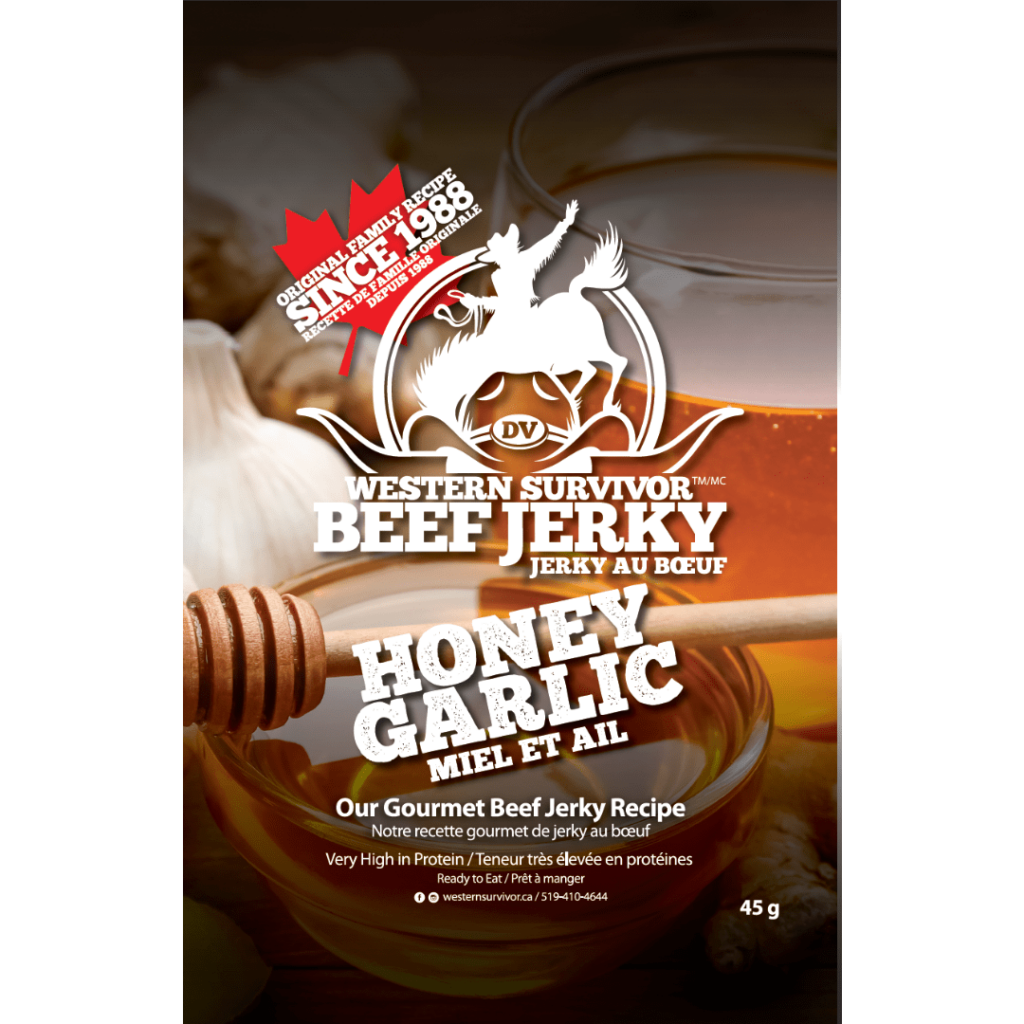 Western Survivor | Honey Garlic Beef Jerky – Beeworks.com
